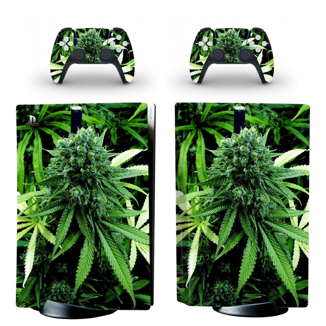 OUTMOIN Full Body Vinyl Skin Stickers for PS5 Disc Edition Console and ...
