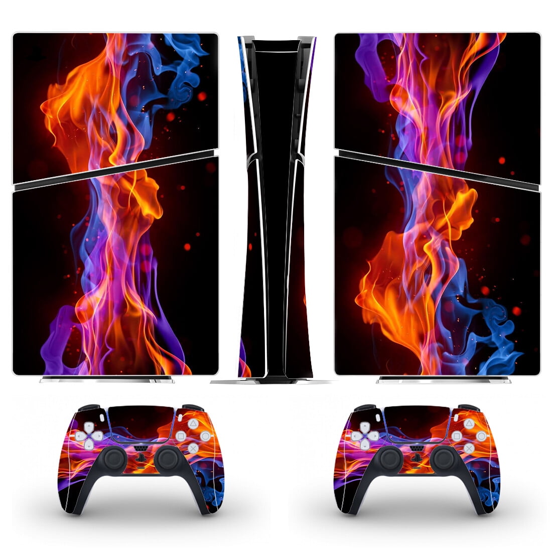 OUTMOIN Full Body Vinyl Skin Stickers for PS5 Slim Digital Edition ...