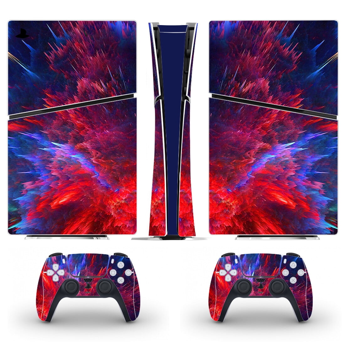 OUTMOIN Full Body Vinyl Skin Stickers for PS5 Slim Digital Edition ...