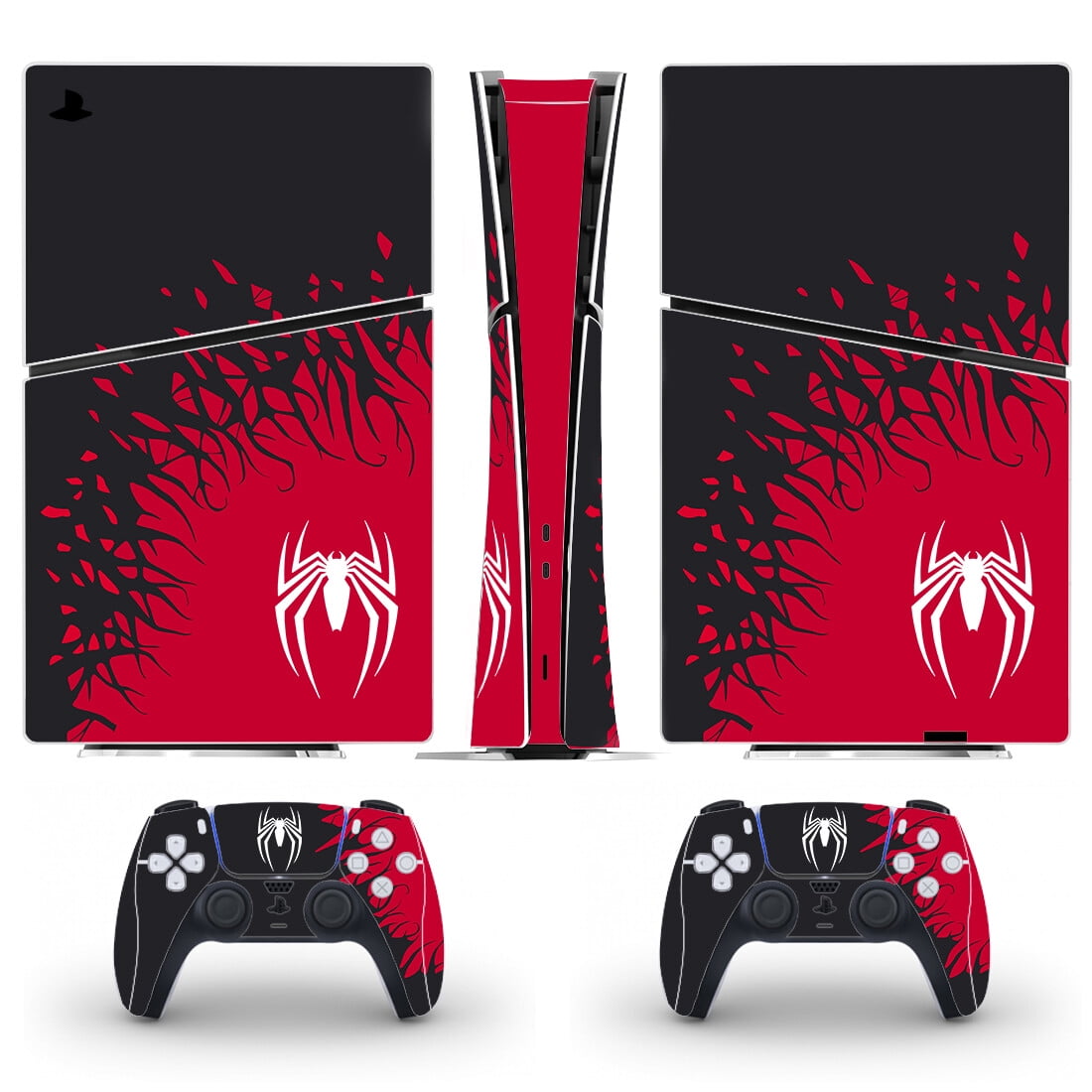 OUTMOIN Full Body Vinyl Skin Stickers for PS5 Slim Digital Edition ...