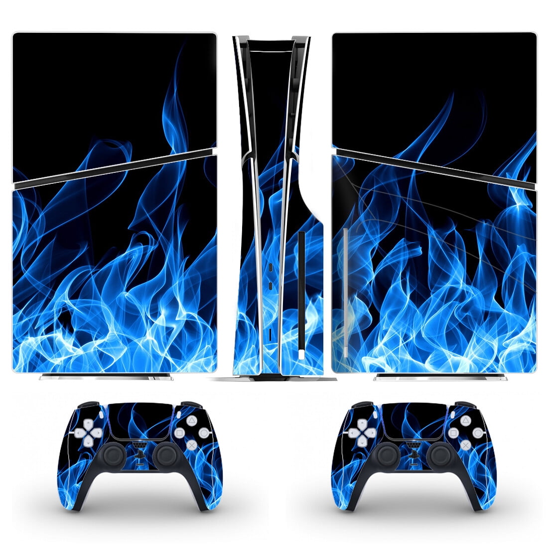 OUTMOIN Full Body Vinyl Skin Stickers for PS5 Slim Disc Edition Console ...