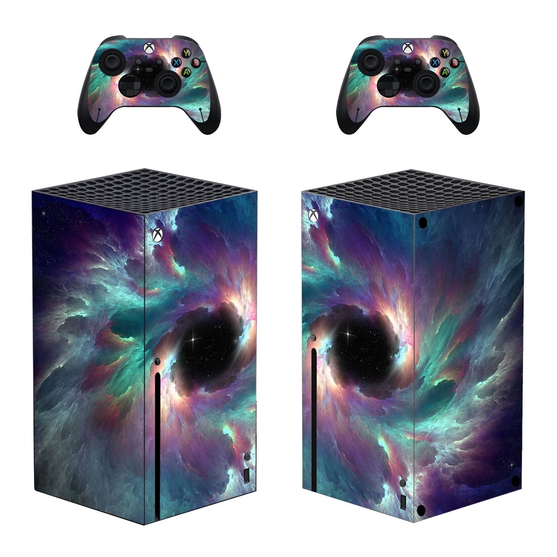 OUTMOIN Full Body Vinyl Skin Stickers for Xbox Series X Console and ...