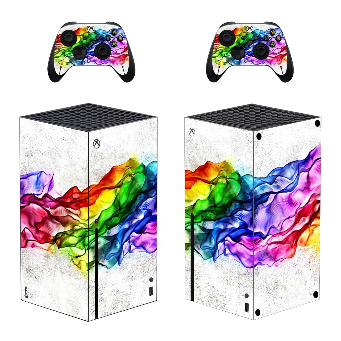 OUTMOIN Full Body Vinyl Skin Stickers for Xbox Series X Console and ...