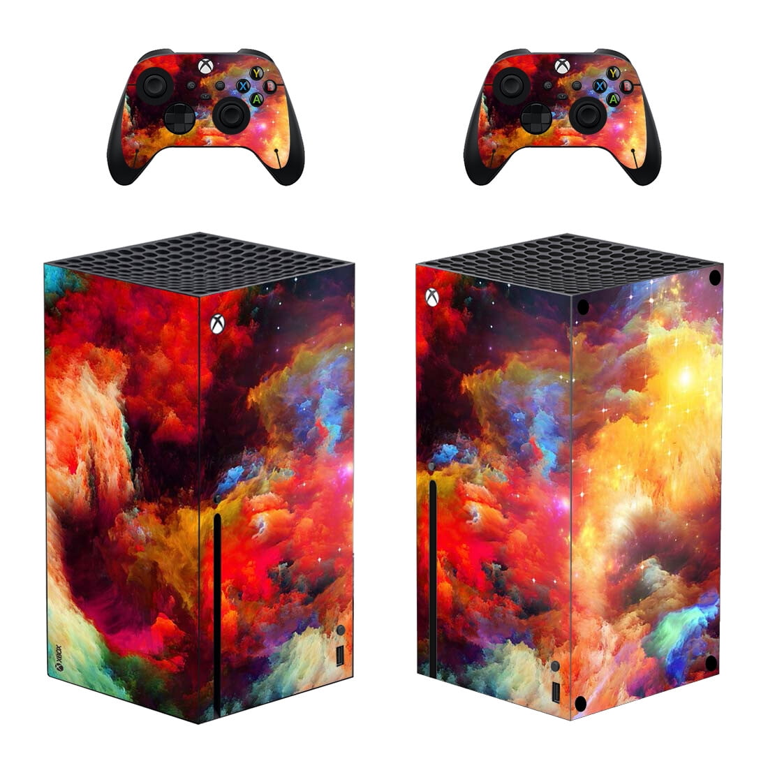 OUTMOIN Full Body Vinyl Skin Stickers for Xbox Series X Console and ...
