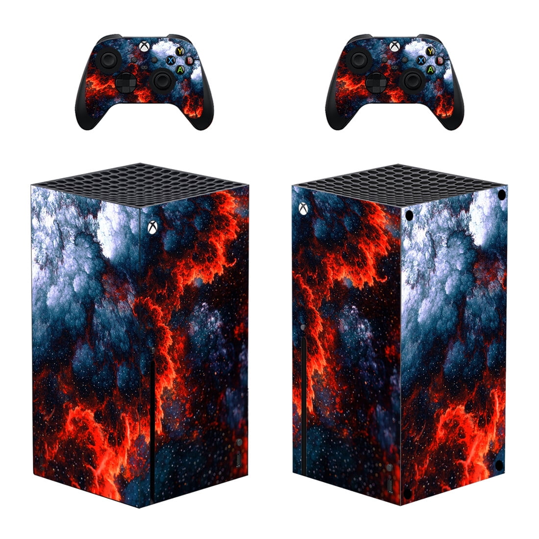 OUTMOIN Full Body Vinyl Skin Stickers for Xbox Series X Console and ...