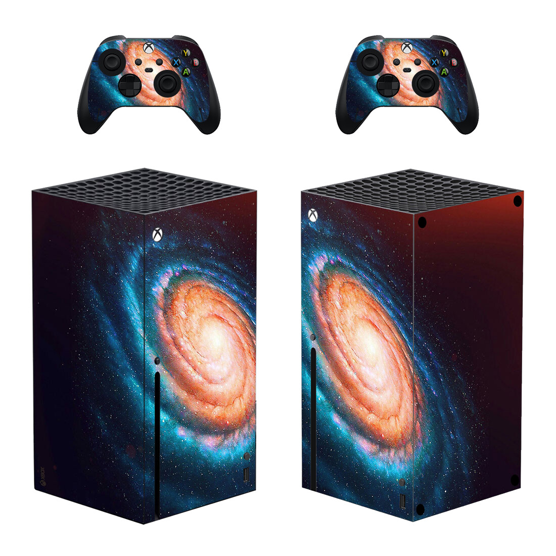 OUTMOIN Full Body Vinyl Skin Stickers for Xbox Series X Console and ...