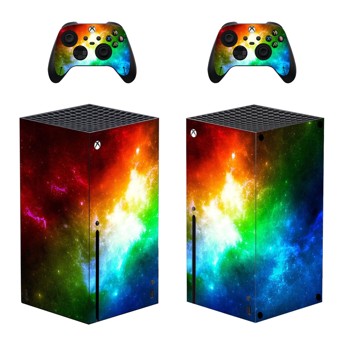 OUTMOIN Full Body Vinyl Skin Stickers for Xbox Series X Console and ...