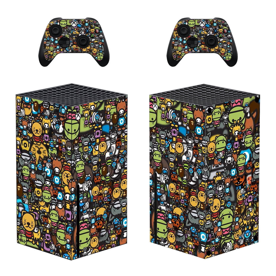 OUTMOIN Full Body Vinyl Skin Stickers for Xbox Series X Console and ...