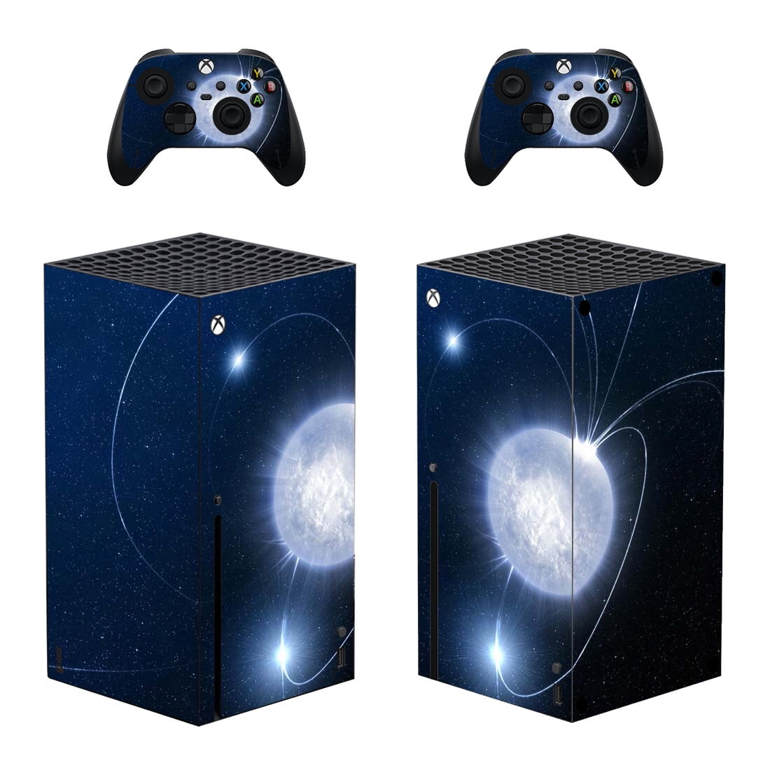 OUTMOIN Full Body Vinyl Skin Stickers for Xbox Series X Console and ...