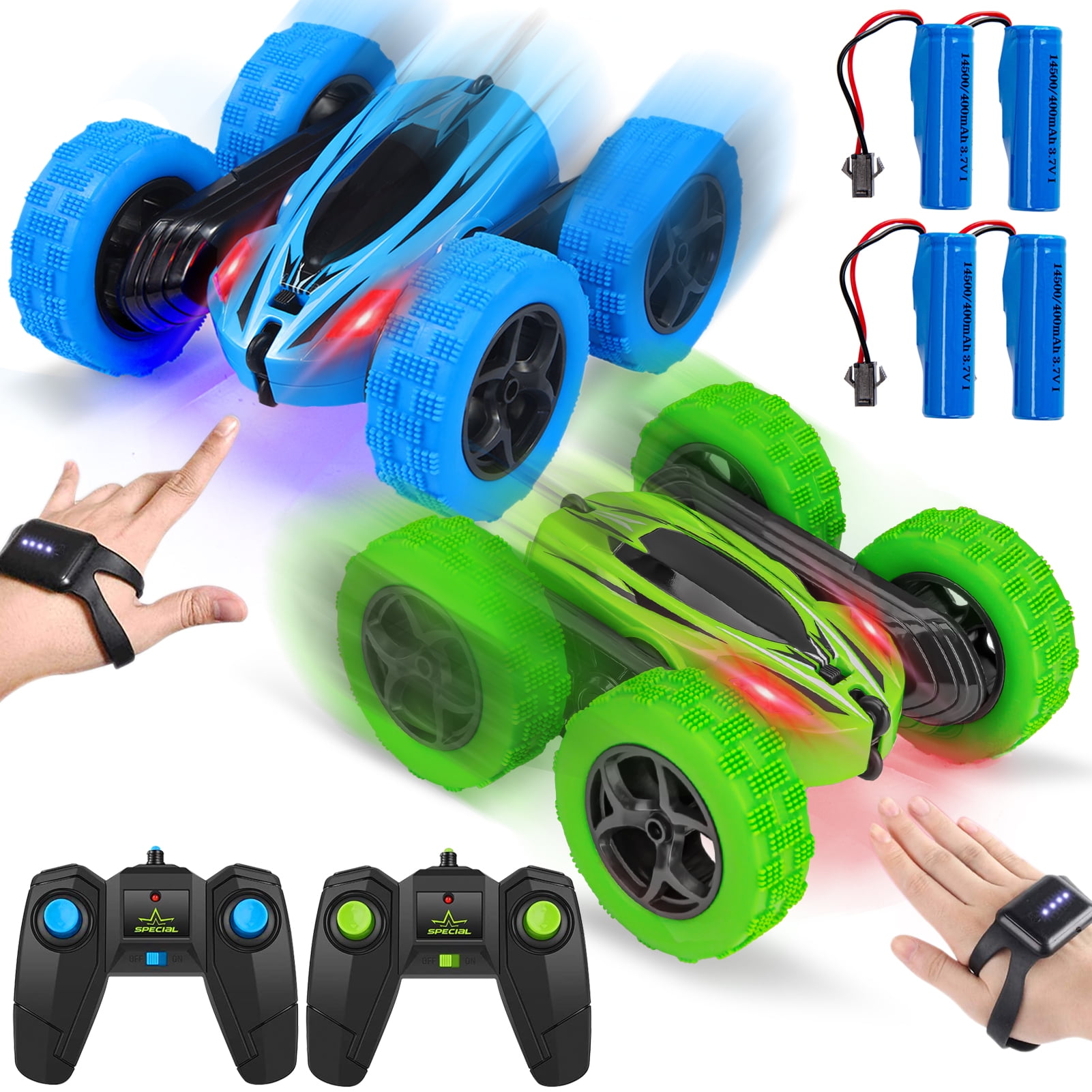 OUTOP Remote Control Car,2.4Ghz 360°Double Side Flips RC Stunt Car Toy ...