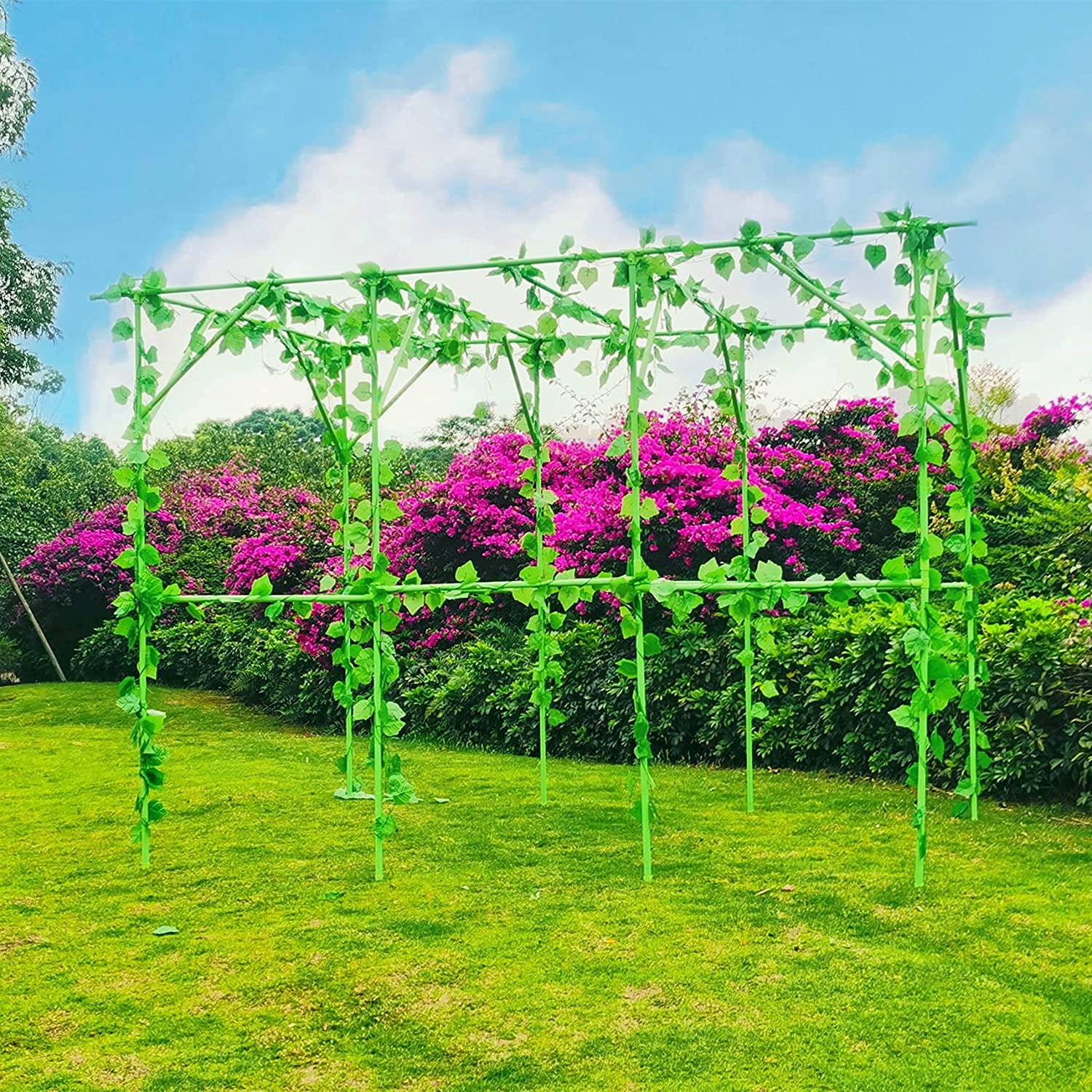 OUTOUR Grape Vine Support Trellis Rack Pergalo Gazebo Arbor 11.5 L x 6. ...