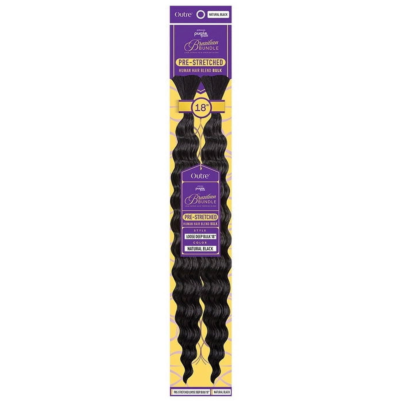 OUTRE PURPLE PACK BRAZILIAN BUNDLE 100% HUMAN HAIR BLEND BRAID - PRE ...