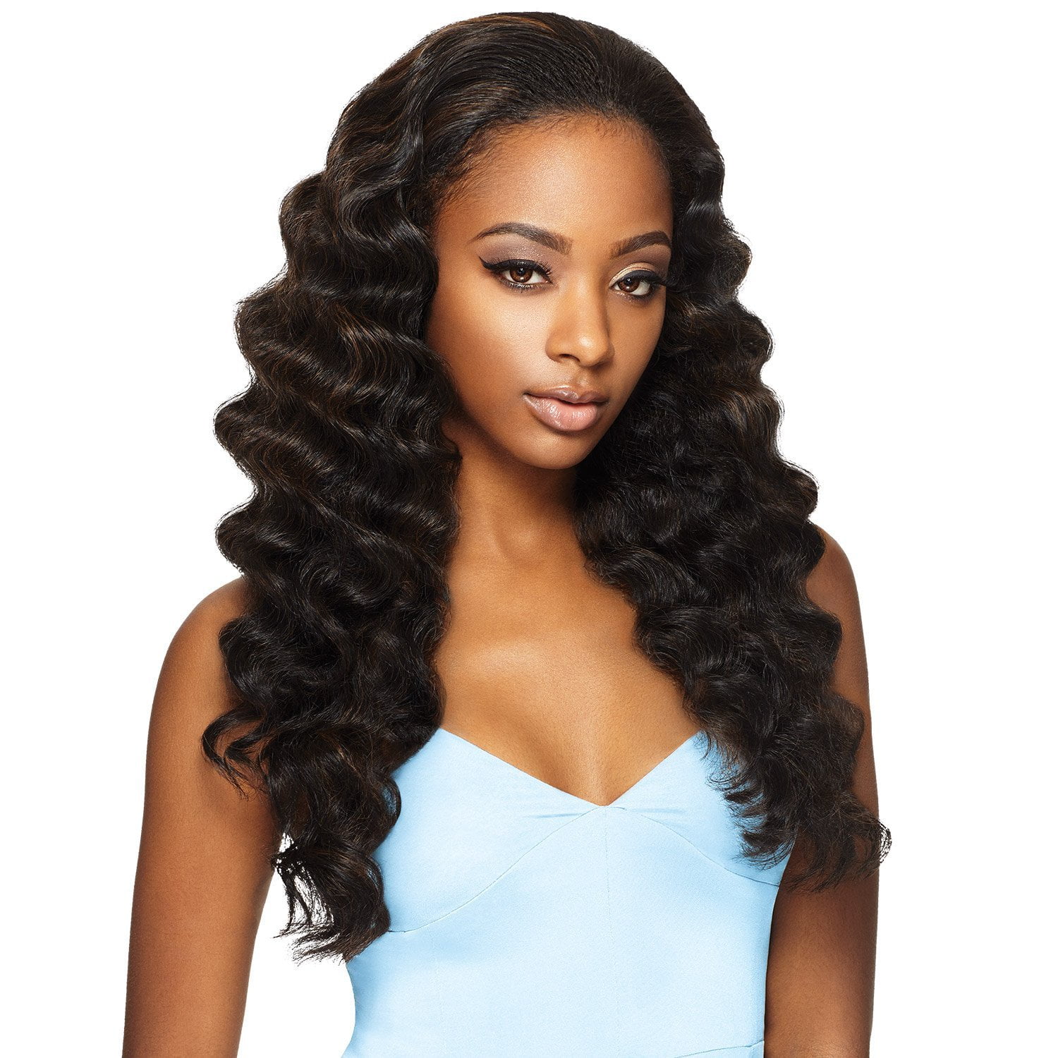 OUTRE Synthetic Hair Half Wig Quick Weave Ashani (1) 1 - Walmart.com