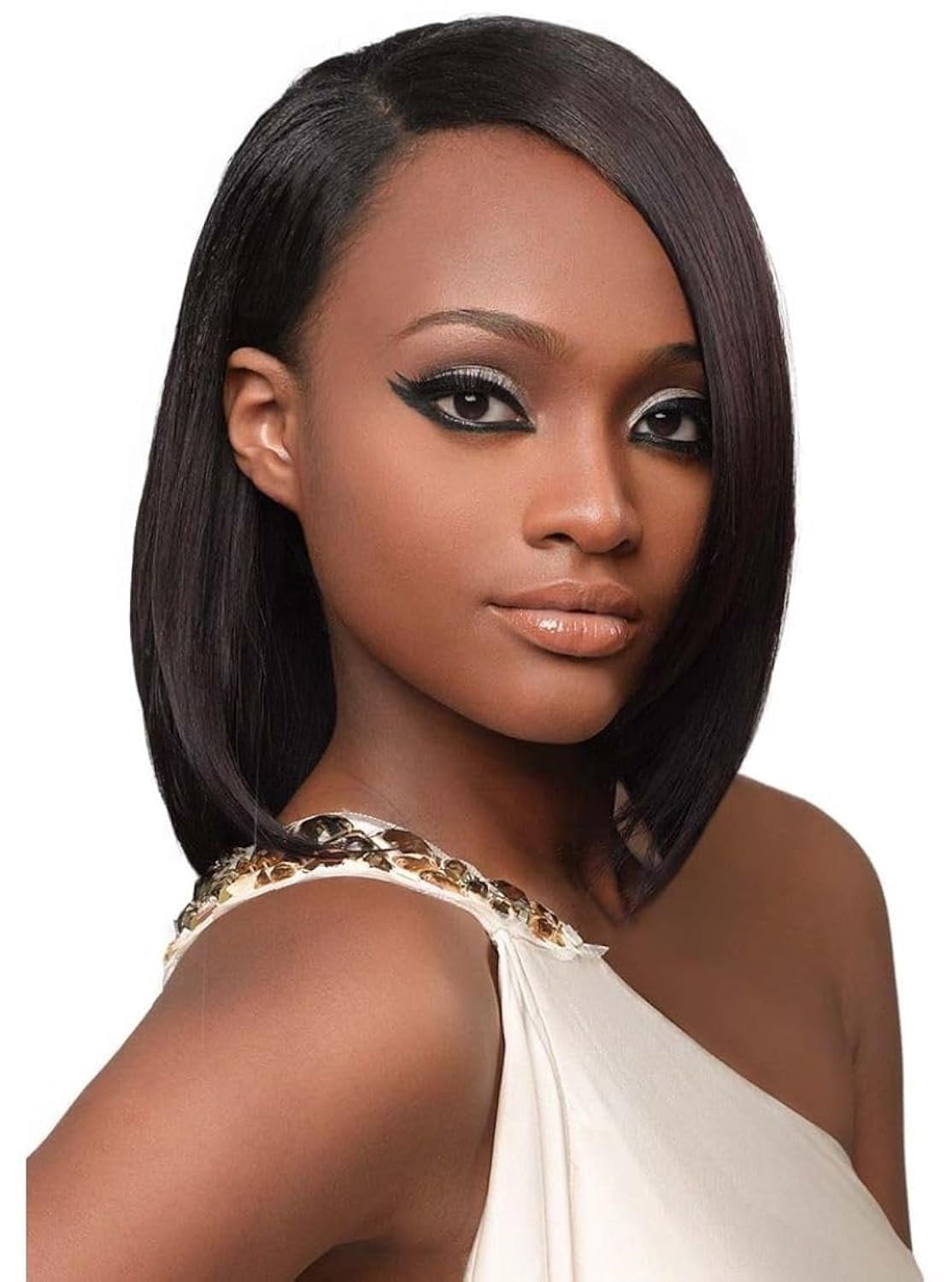 OUTRE Velvet Duby 8" Color 1 Remi Human Hair Weave - Walmart.com