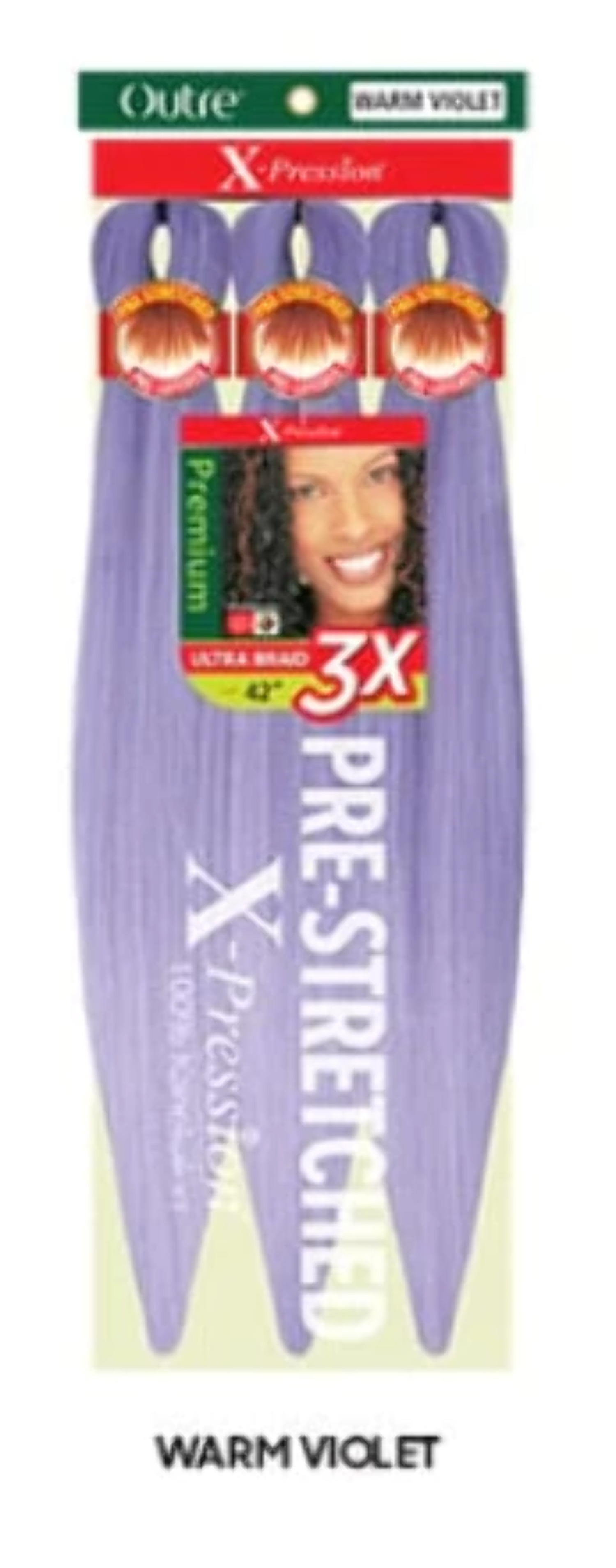 OUTRE - X-PRESSION BRAID PRE STRETCHED BRAID 42 3X - Walmart.com