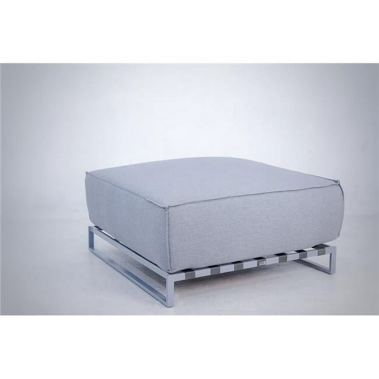 OUTSY 0ASU-SSP-GR Sunrise Collection Extra Deep Seating Pouf, Gray ...