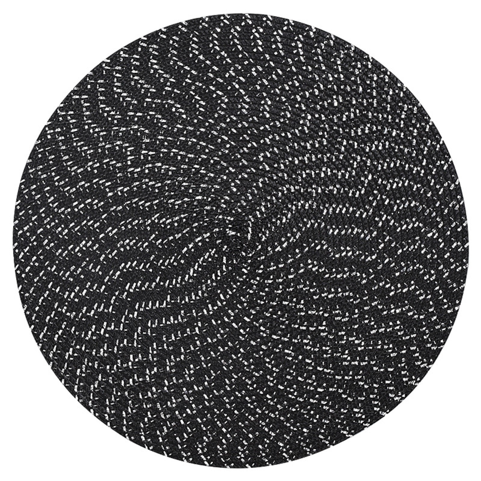 OUTlOU Woven Spiral Table Placemats 15 Inches Round Set Of 4 Non Slip ...