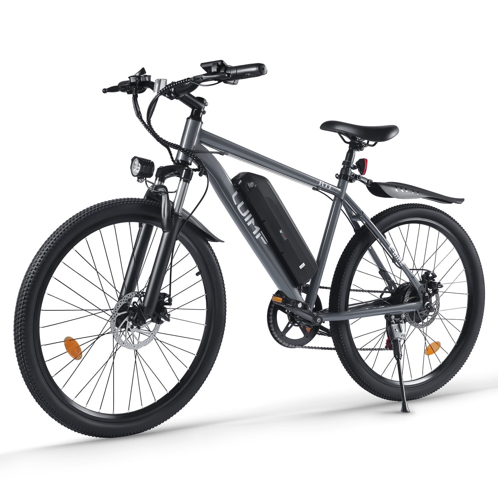 OUXI 26" Electric Bike for Adults, 500W Motor Electric Bicycles with 36V 10.4Ah Battery, 20MPH ...
