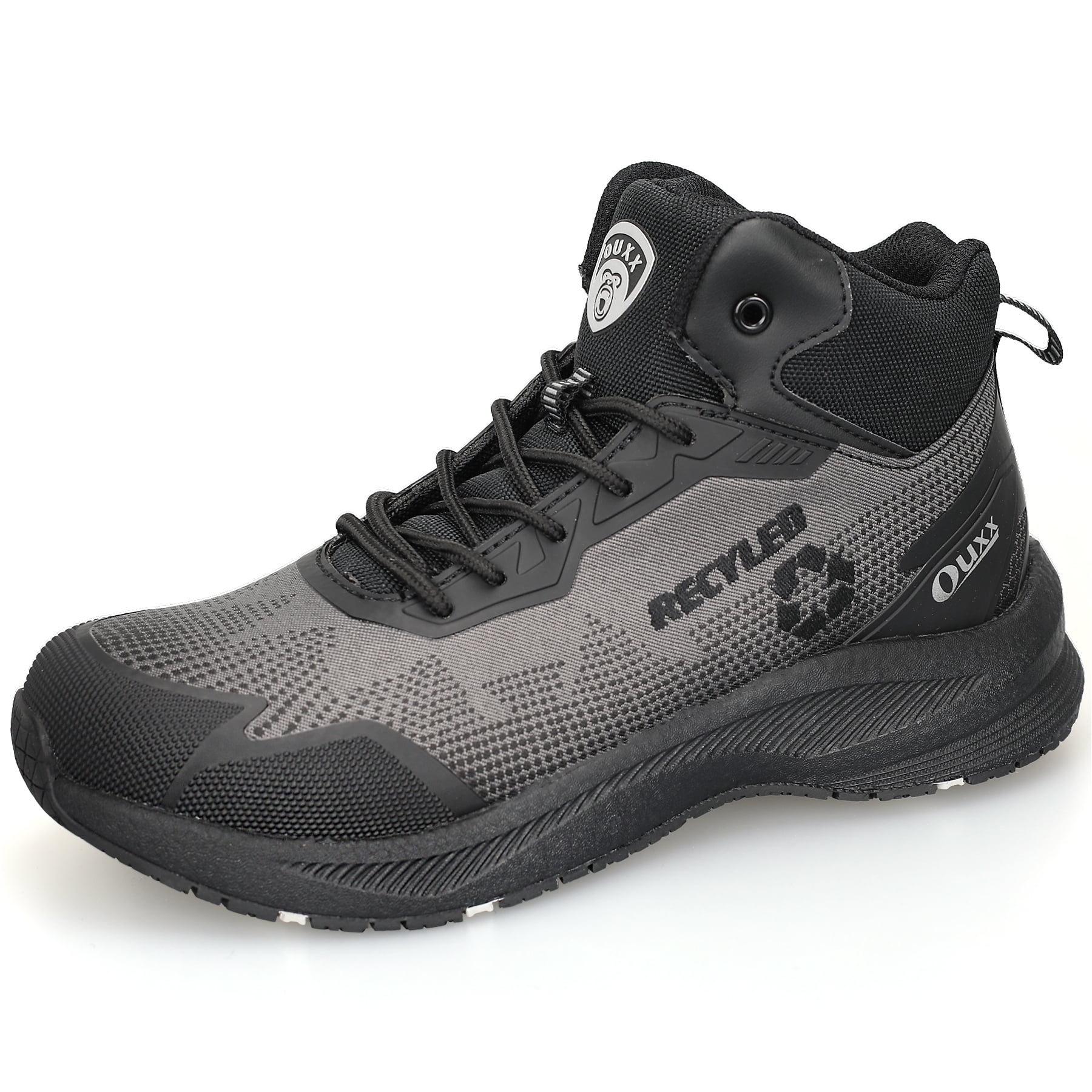 OUXX Eco-Friendly Men's Hiking Boots, Soft Toe, Lightweight Boots, Slip ...