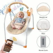 Babyeap Baby Swing for Infants - APP Remote Bluetooth Control, 5 Speed ...