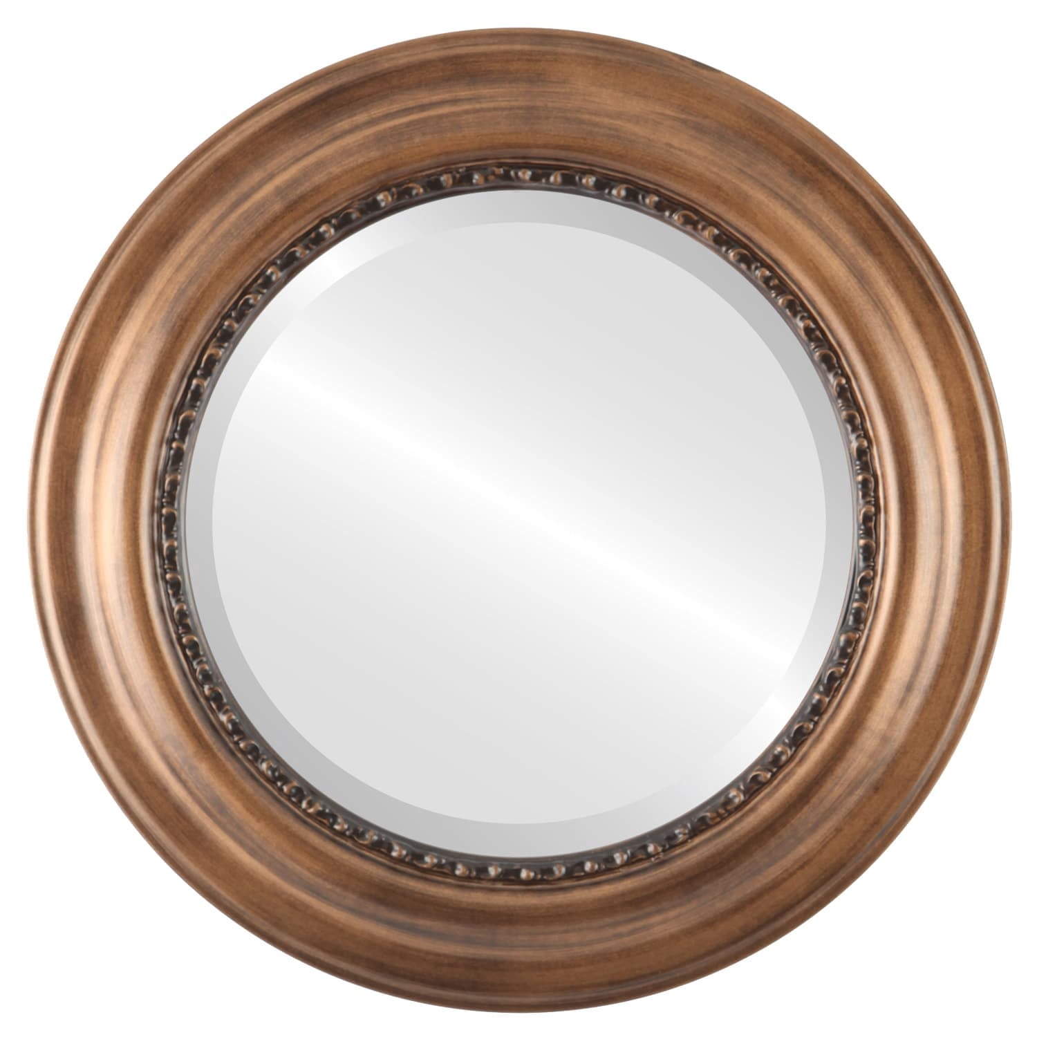 OVALCREST by The OVALCREST Mirror Store Chicago Framed Round Mirror in ...