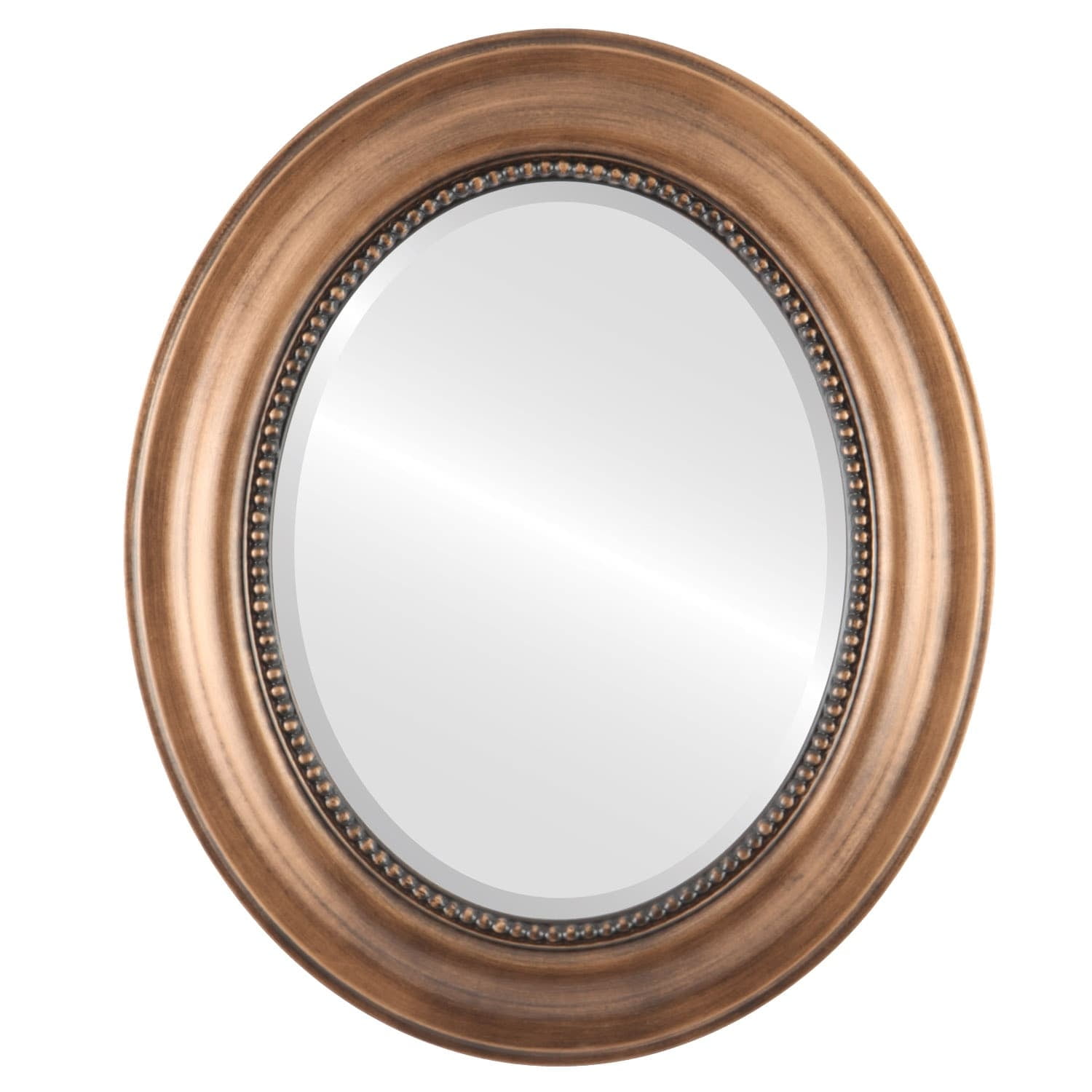 OVALCREST by The OVALCREST Mirror Store Heritage Framed Oval Mirror in ...