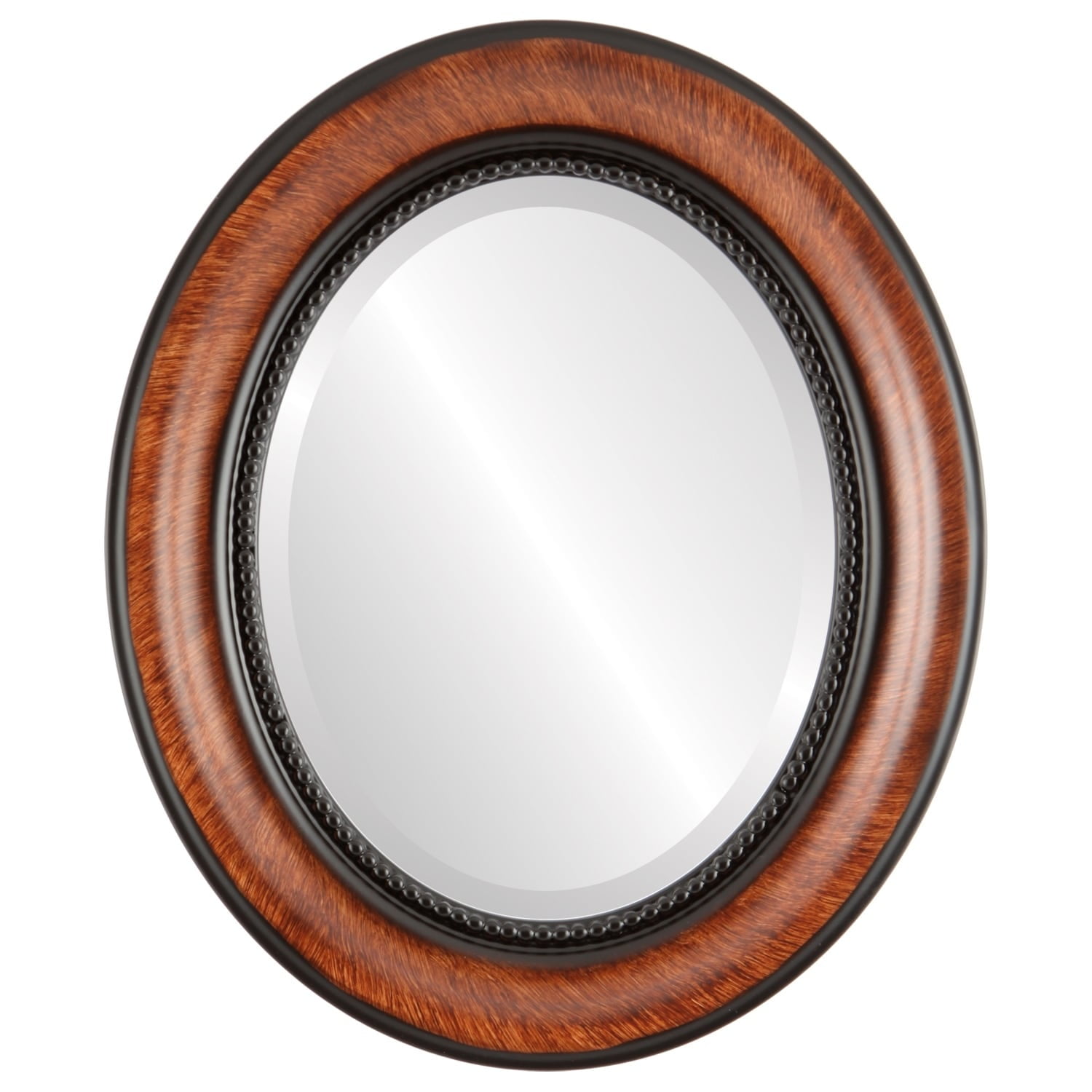 OVALCREST by The OVALCREST Mirror Store Heritage Framed Oval Mirror in ...
