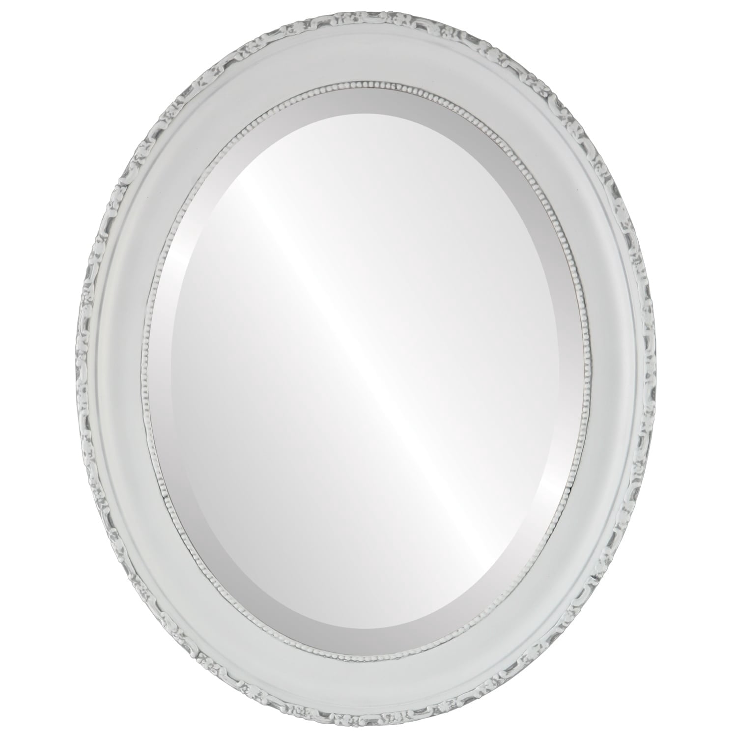 OVALCREST by The OVALCREST Mirror Store Kensington Framed Oval Mirror ...
