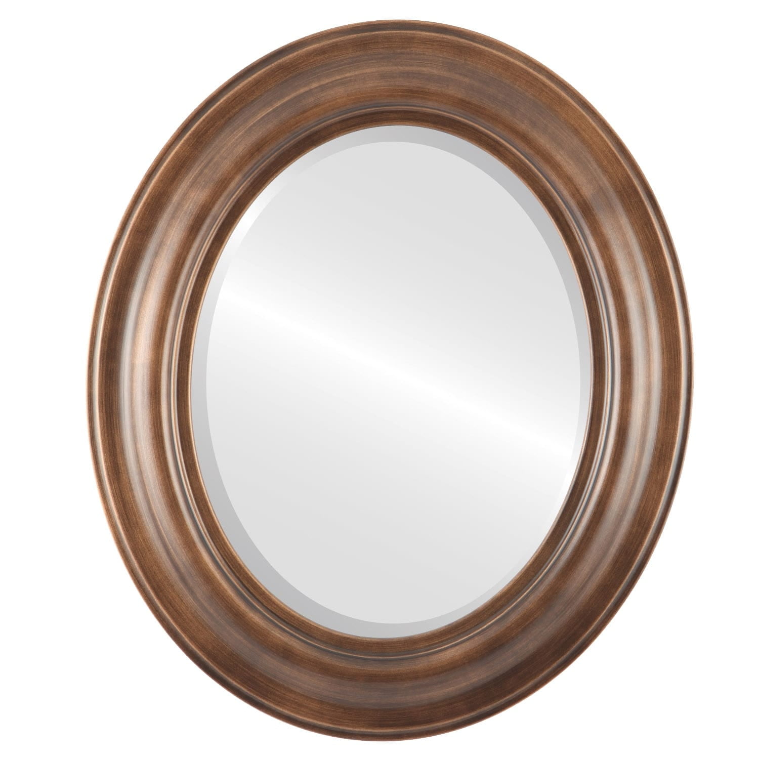OVALCREST by The OVALCREST Mirror Store Lancaster Framed Oval Mirror in ...