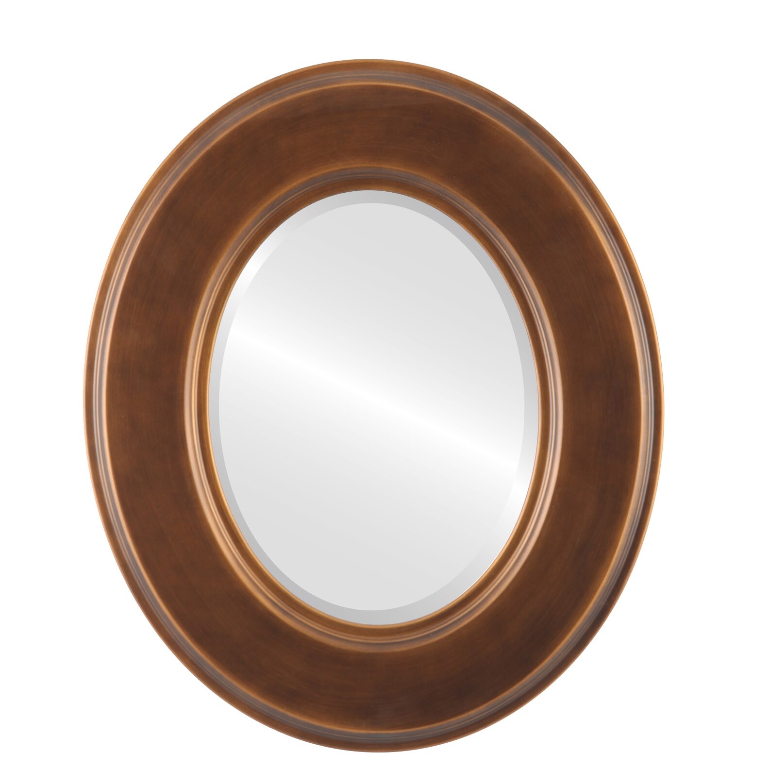 OVALCREST by The OVALCREST Mirror Store Marquis Framed Oval Mirror in ...