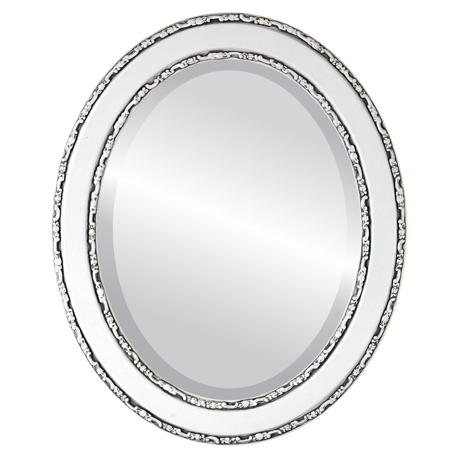 OVALCREST by The OVALCREST Mirror Store Monticello Framed Oval Mirror ...
