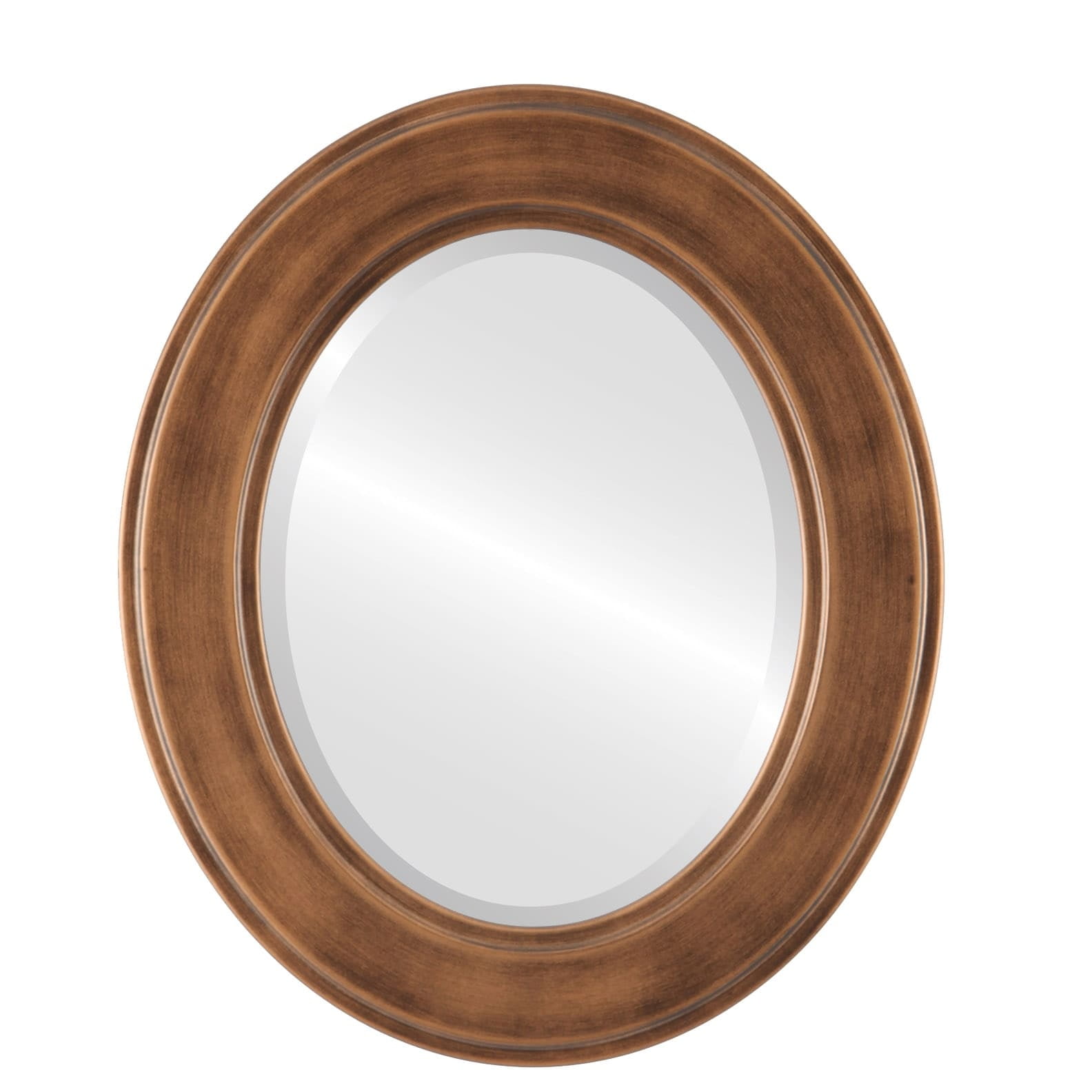 OVALCREST by The OVALCREST Mirror Store Montreal Framed Oval Mirror in ...