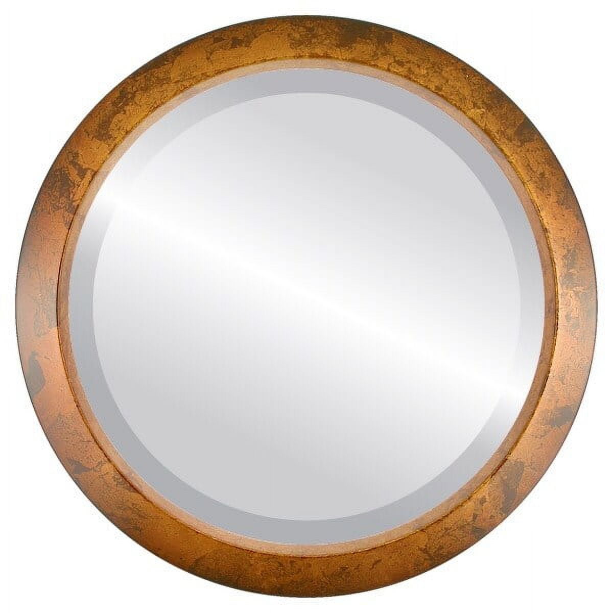 OVALCREST by The OVALCREST Mirror Store Regatta Framed Round Mirror in ...