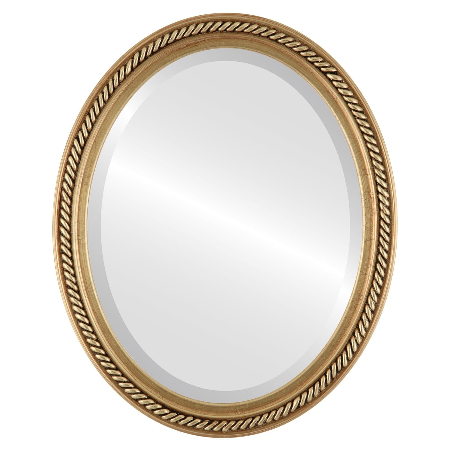 OVALCREST by The OVALCREST Mirror Store Santa Fe Framed Oval Mirror in ...