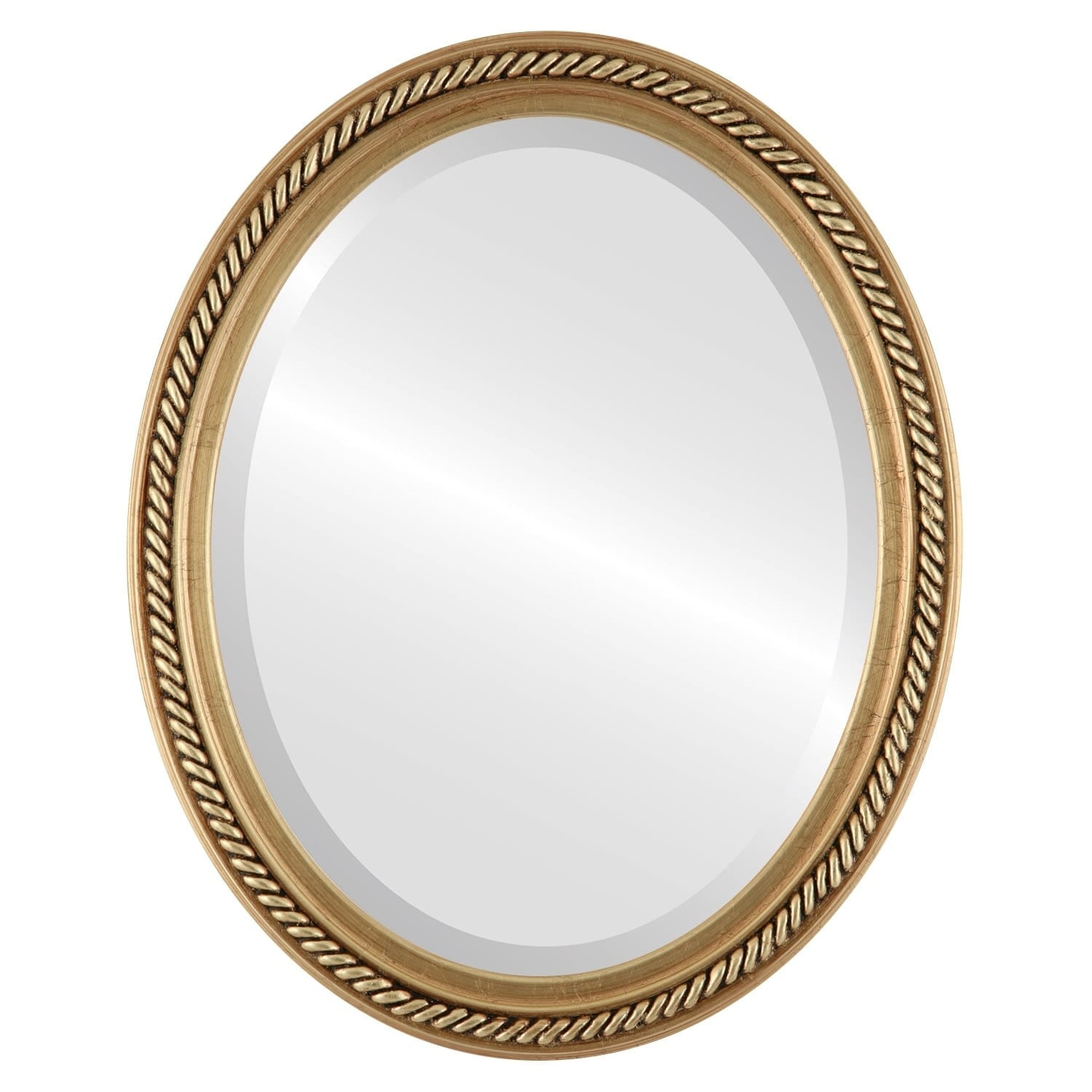 OVALCREST by The OVALCREST Mirror Store Santa Fe Framed Oval Mirror in ...