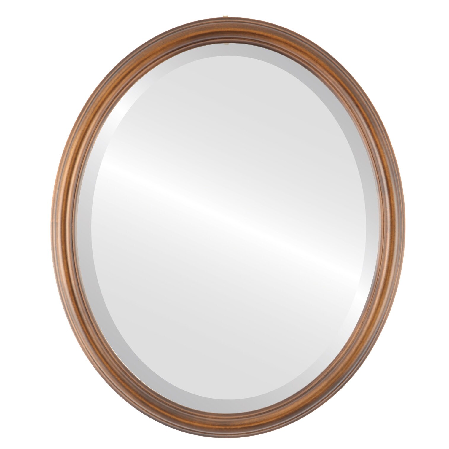 OVALCREST by The OVALCREST Mirror Store Saratoga Framed Oval Mirror in ...