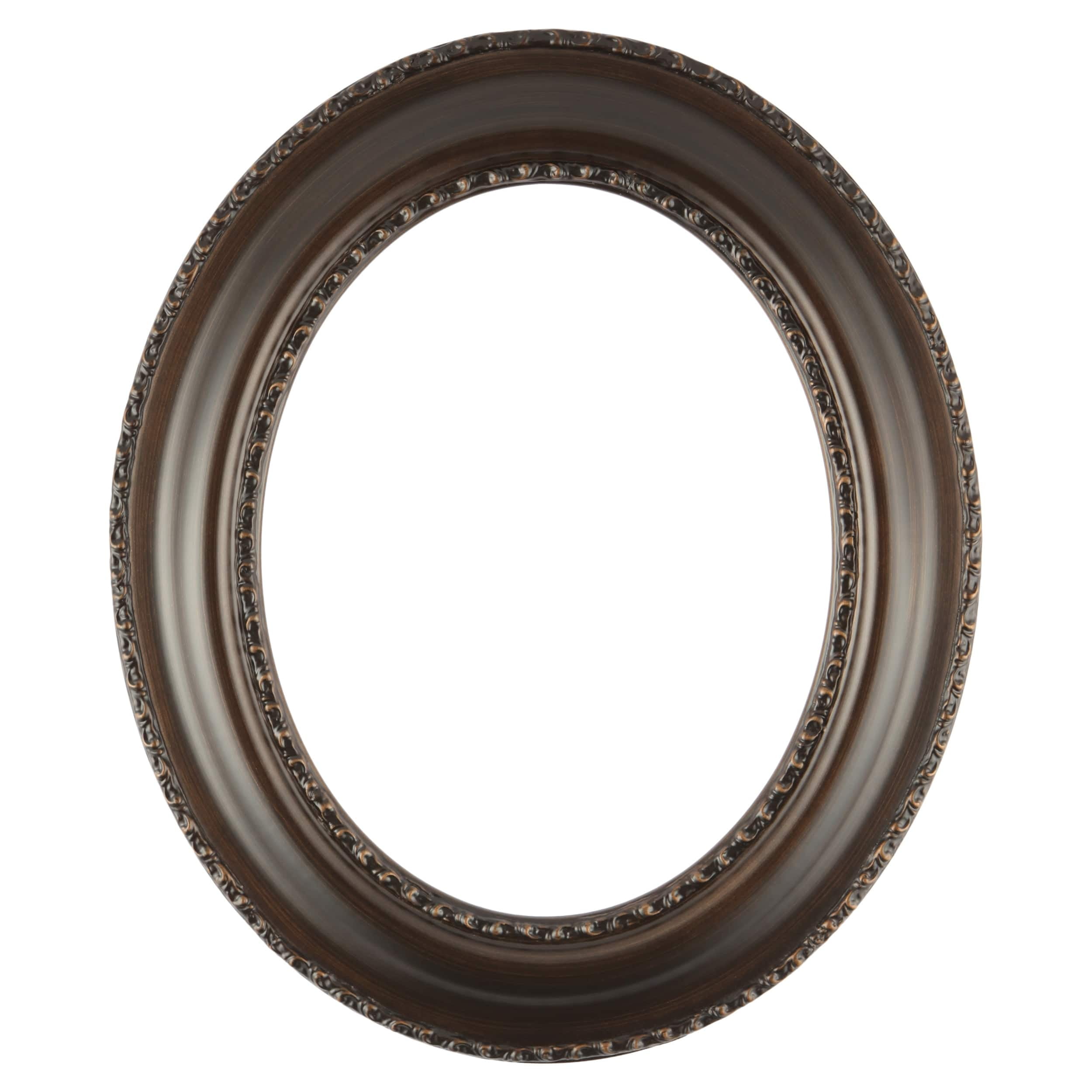 OVALCREST by The OVALCREST Mirror Store Somerset Framed Oval Mirror in ...