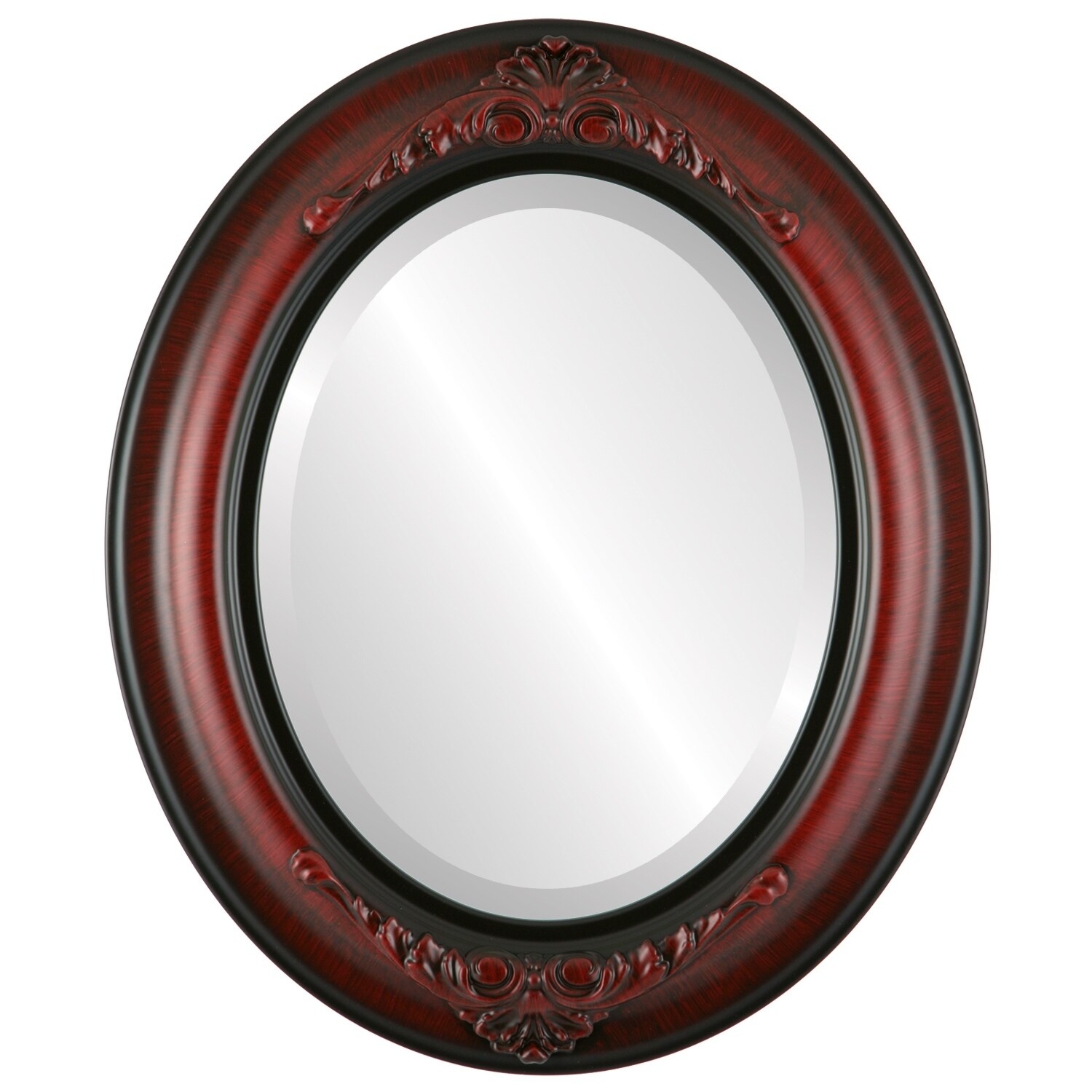 OVALCREST by The OVALCREST Mirror Store Winchester Framed Oval Mirror ...