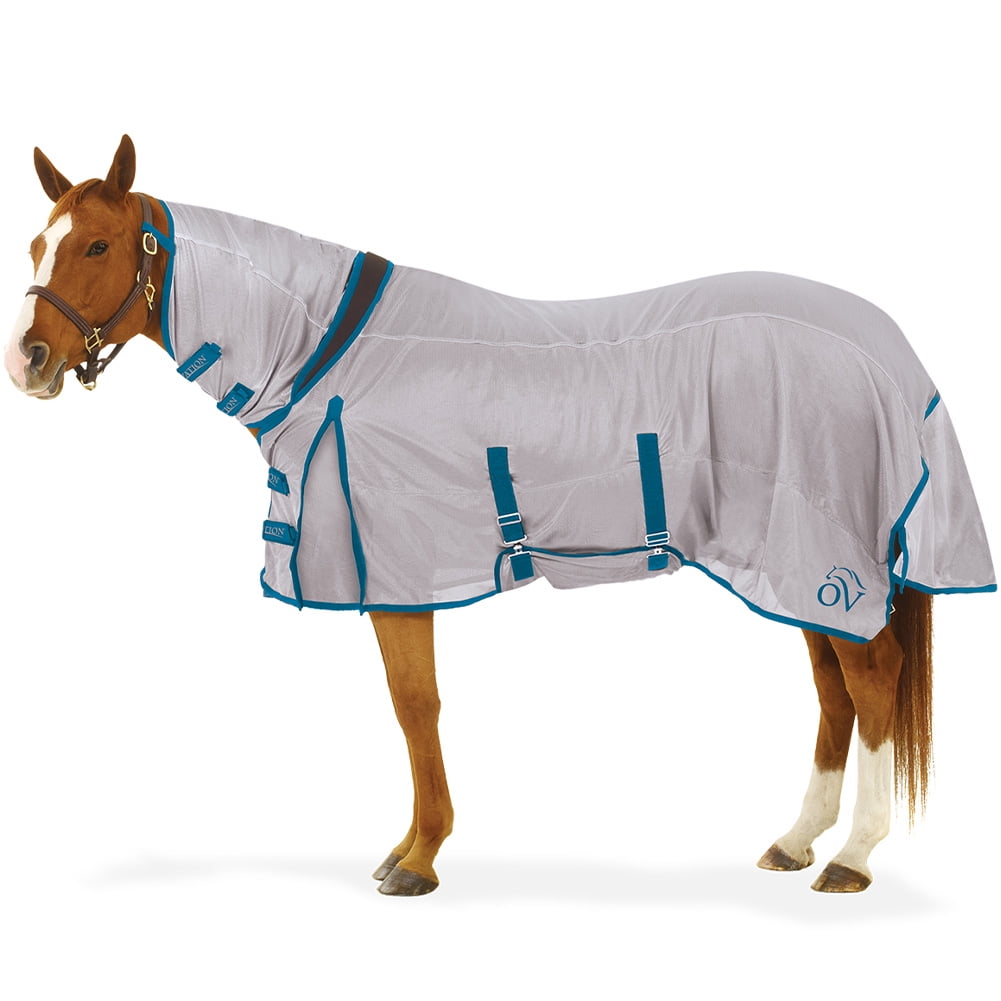 OVATION Super Fly Sheet with Belly and Neck for Horses, Size: 75 ...
