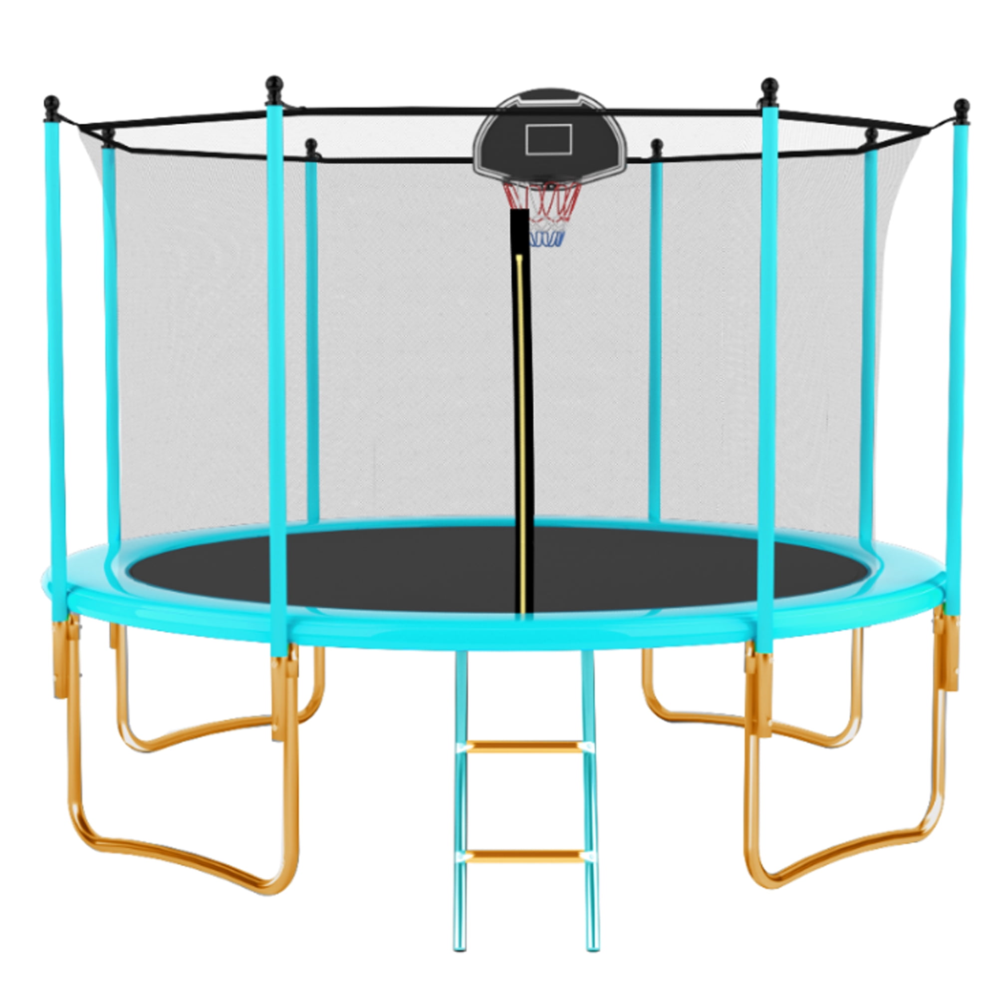 OVATOYS 1200LBS 12FT Trampoline for Adults and Kids,Trampoline with ...