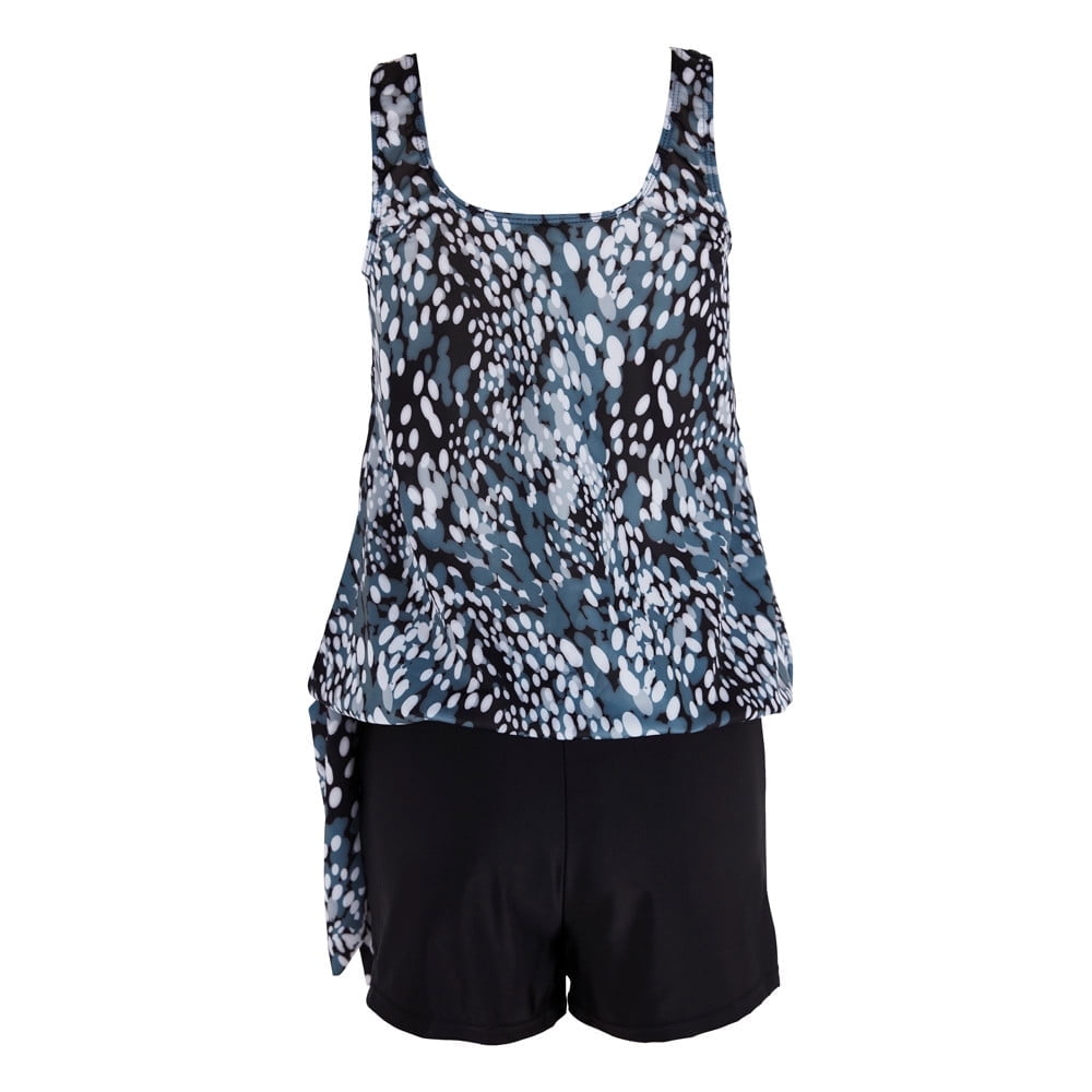 OVBMPZD Two Piece Tankini Swimsuits for Women Bathing Suits Athletic ...