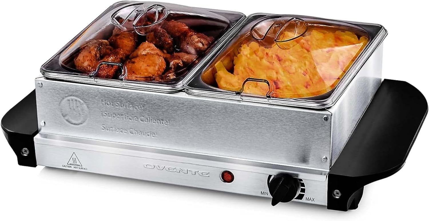 OVENTE Electric Buffet Server and Food Warmer with Temperature Control ...