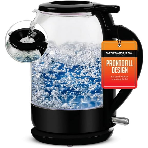 Electric Kettle for Boiling Hot Tea & Water | 1.7L Stainless Steel ...