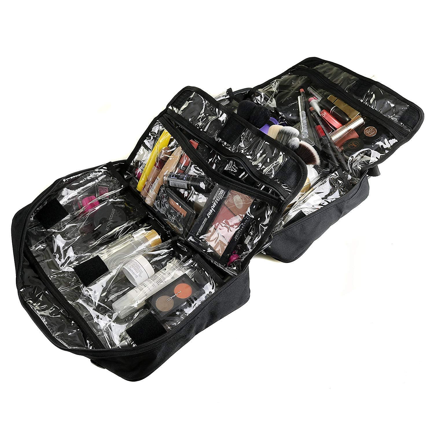 OVENTE Hanging Makeup Case Organizer, Overnight Toiletry, Skincare ...