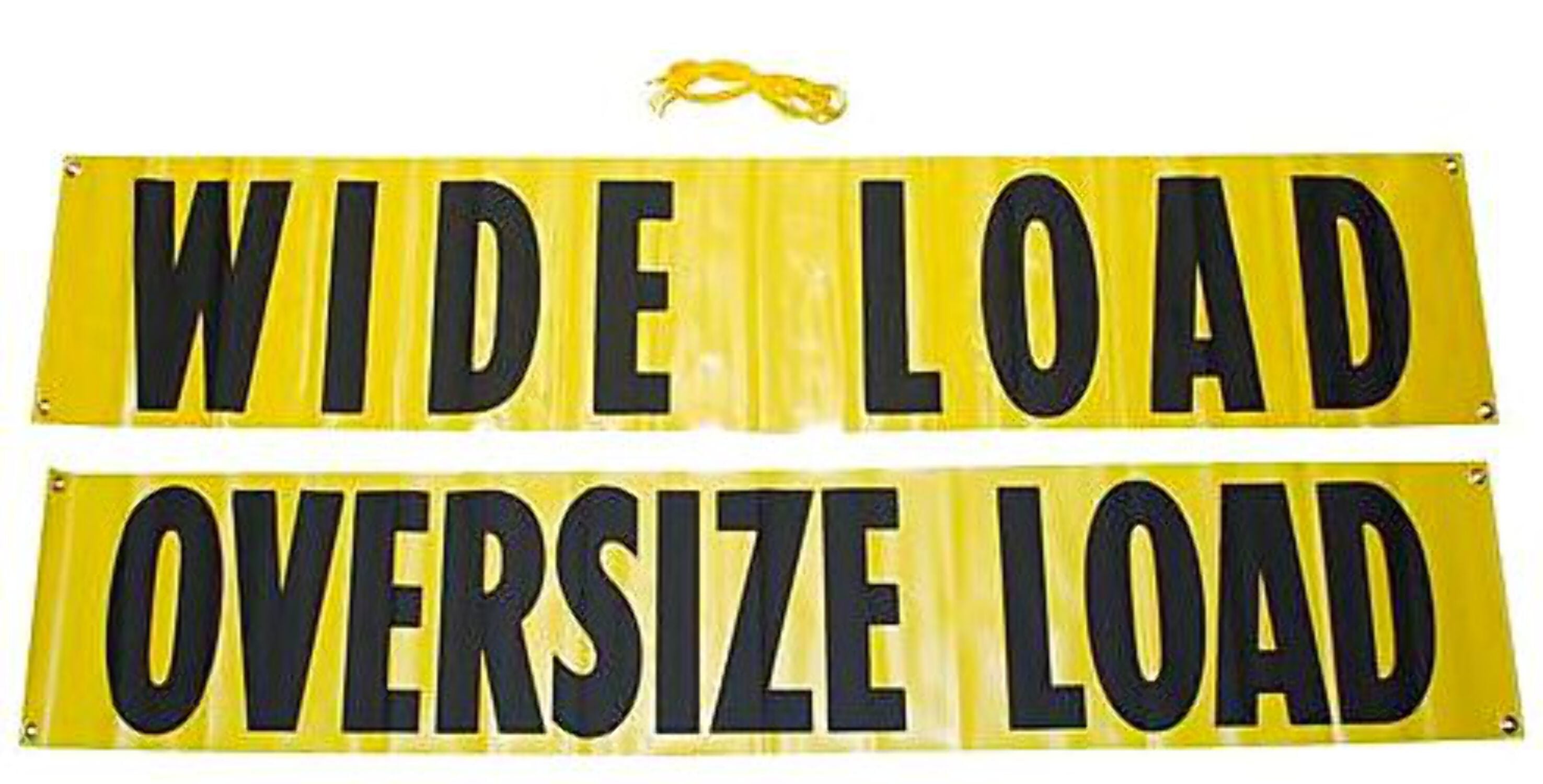 OVERSIZE LOAD / WIDE LOAD SIGN Reversible Banner 84" x 18" | OLWL ...