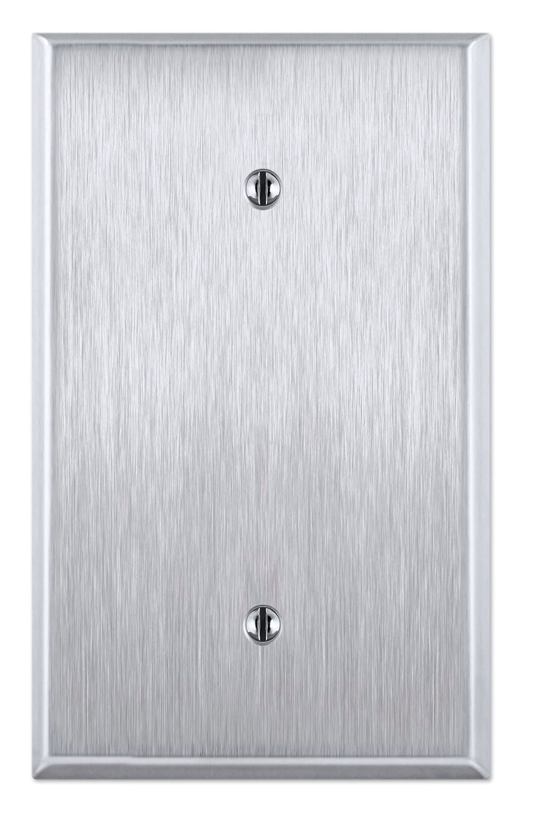 OVERSIZED 1 Gang Blank Stainless Steel Light Switch Cover - Jumbo One ...