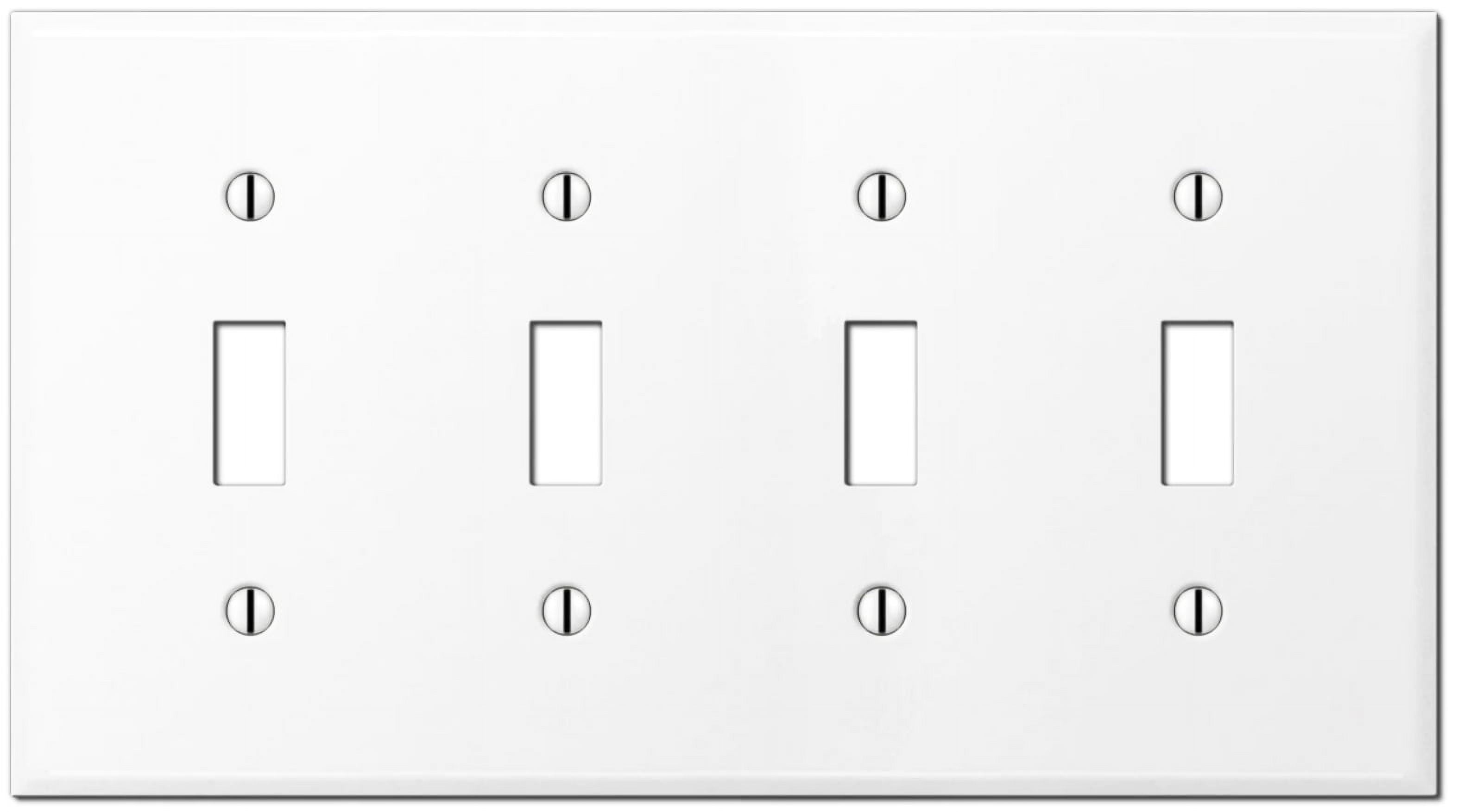 OVERSIZED 3 Gang Toggle Metal Light Switch Cover - Three Gang Wall ...
