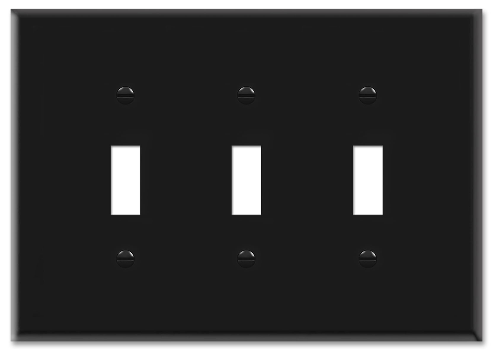 OVERSIZED 3 Gang Toggle Metal Light Switch Plate Cover - Three Gang ...