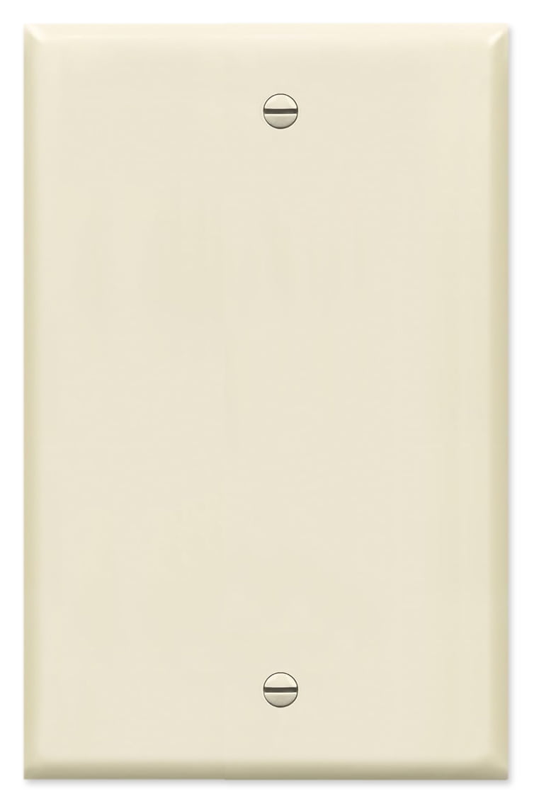 OVERSIZED JUMBO 1 Gang Blank Cover Plate, Blank (no holes) Wall Plate ...