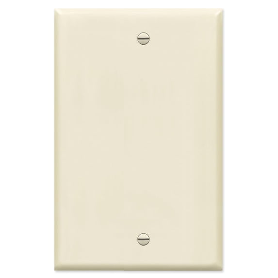 OVERSIZED JUMBO 1 Gang Blank Cover Plate, Blank (no holes) Wall Plate ...